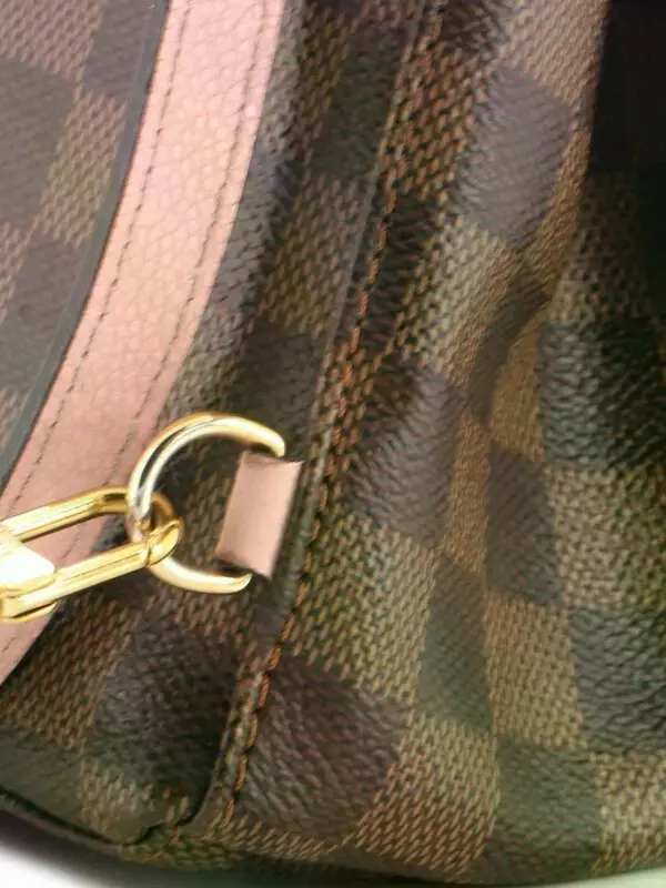 LOUIS VUITTON Clapton Damier And Leather Backpack - Pink