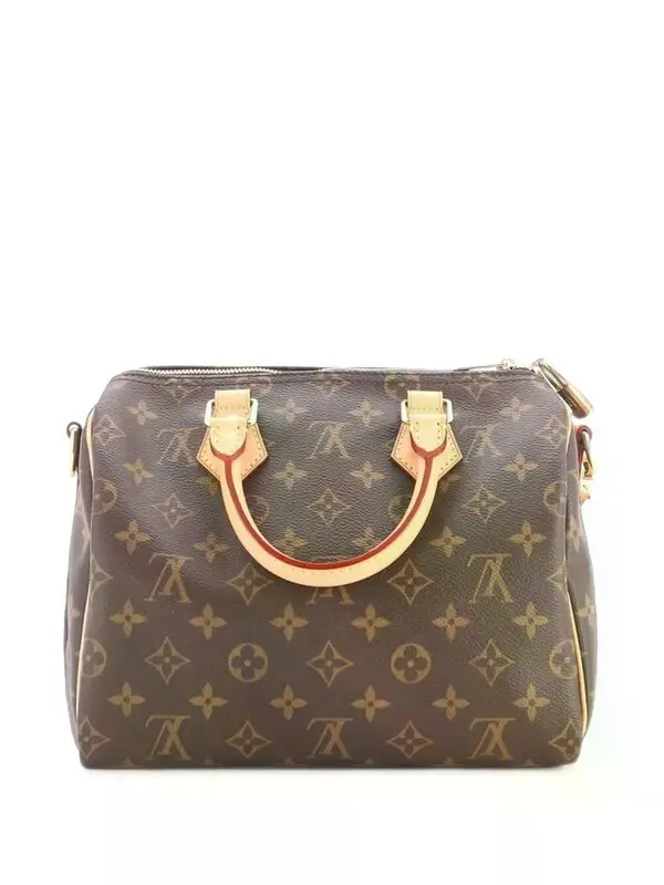 LOUIS VUITTON Speedy Bandouliere Bag Monogram Canvas 25 Satchel