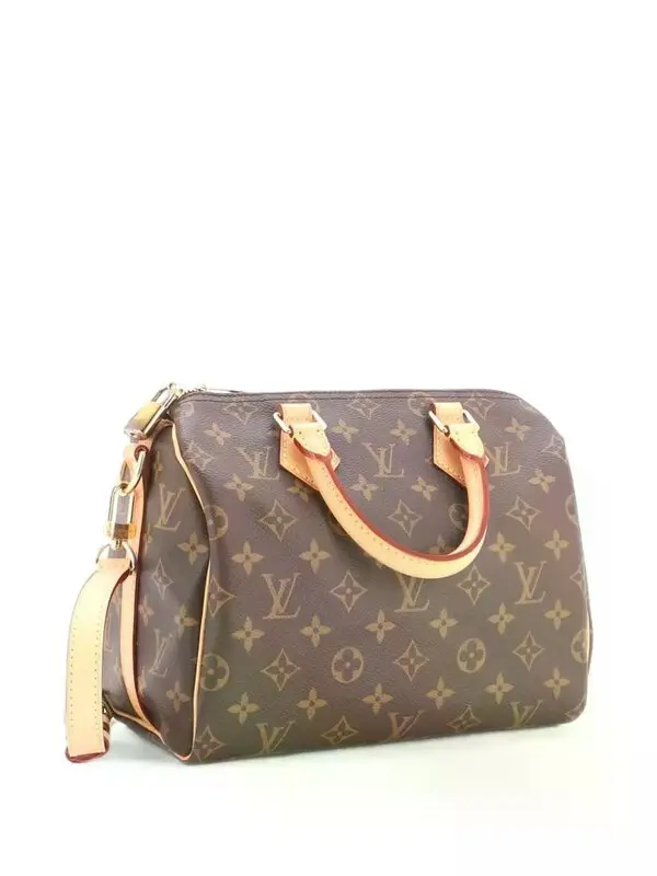 LOUIS VUITTON Speedy Bandouliere Bag Monogram Canvas 25 Satchel