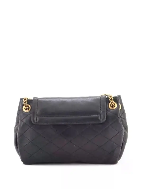 Saint Laurent Nolita Satchel Quilted Leather Mini Crossbody Bag - Black