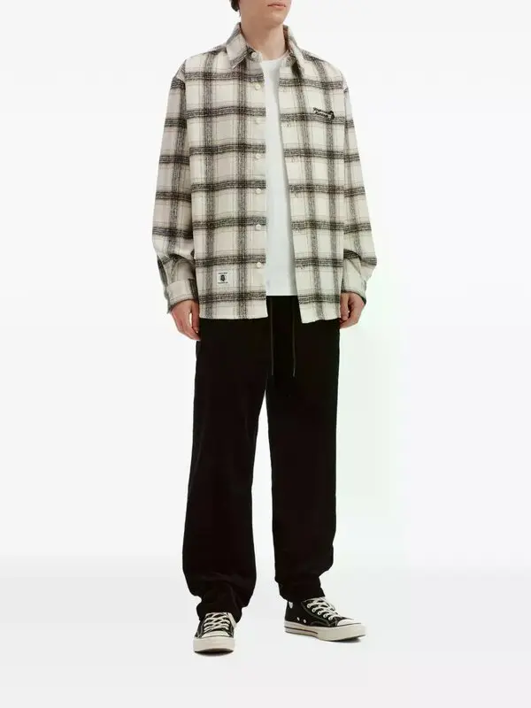 FINGERCROXX Corduroy Drawstring Trousers