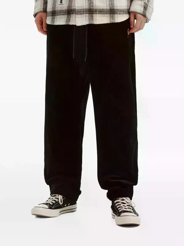 FINGERCROXX Corduroy Drawstring Trousers