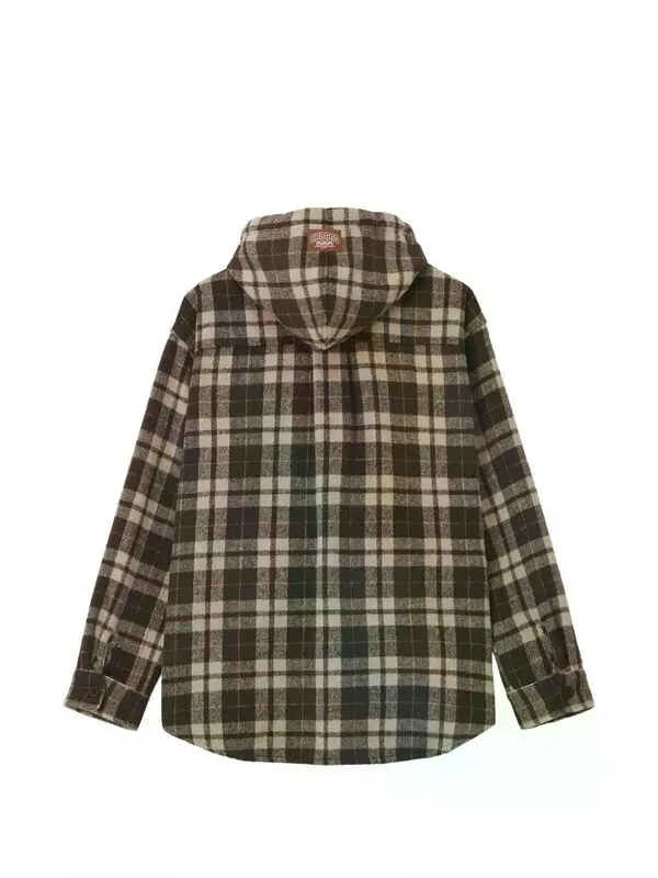 CHOCOOLATE Check-pattern Hooded Jacket