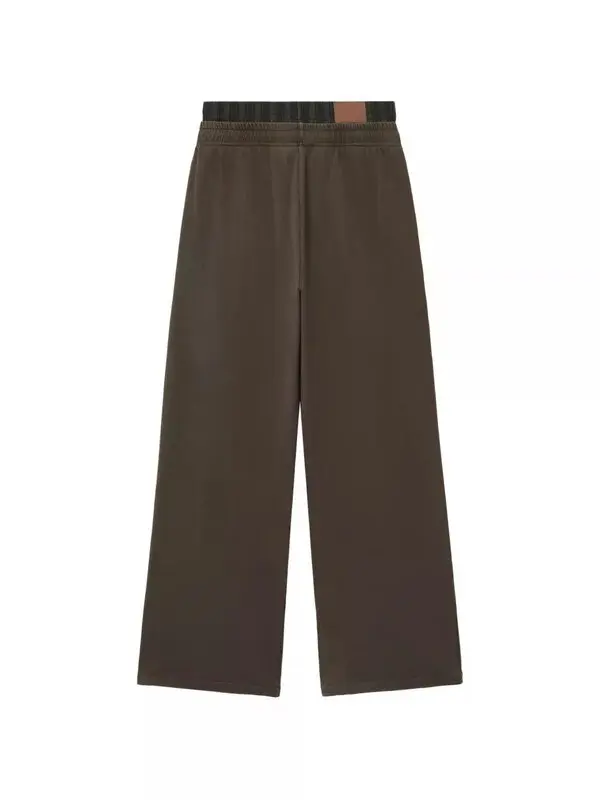 Izzue Drawstring-waist Wide-leg Track Pants - Brown