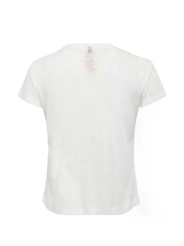 Rally Movement Ribbed-knit Slim-fit T-shirt