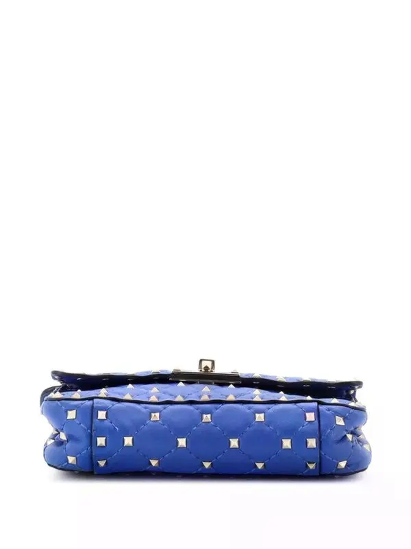 Valentino Garavani Rockstud Spike Flap Bag Quilted Leather Small Crossbody Bag