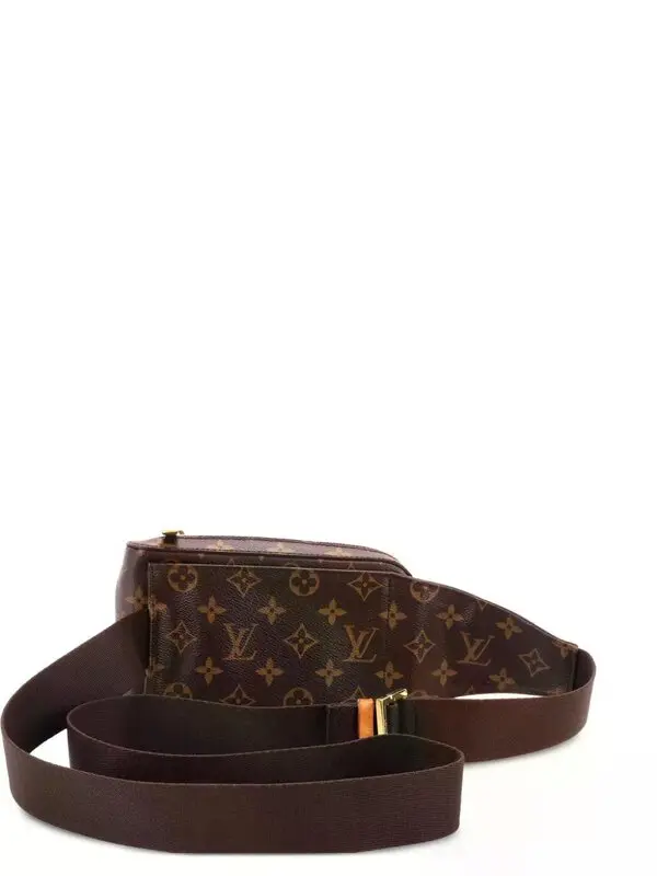 LOUIS VUITTON Geronimos Waist Bag Monogram Canvas Belt Bag - Brown