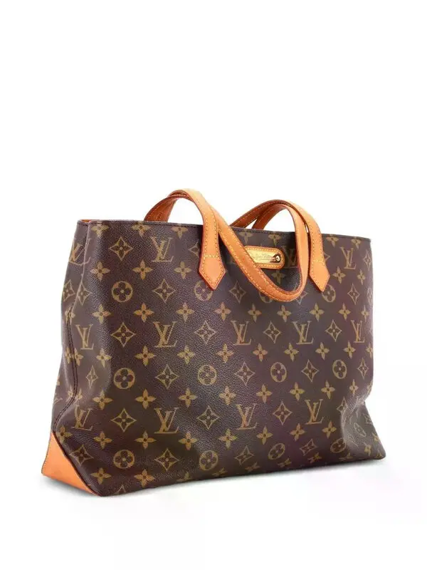 LOUIS VUITTON Wilshire Handbag Monogram Canvas Mm Tote Bag