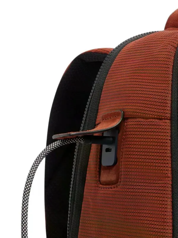 PIQUADRO Suede-effect Panelled Backpack