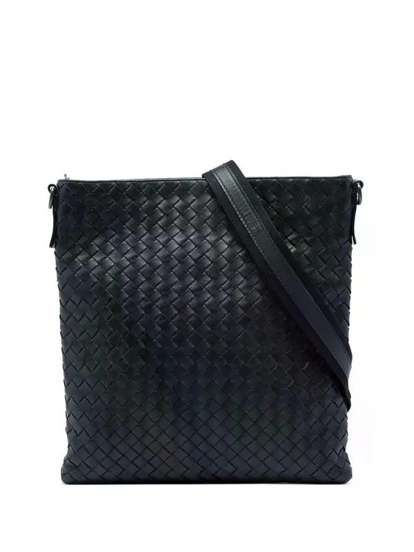 Bottega Veneta 2012-2026 Nappa Intrecciato Vn Crossbody Bag - Black