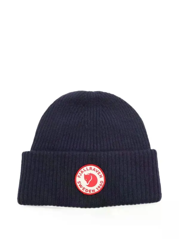 Fjallraven 1960 Logo-patch Beanie Hat - Blue