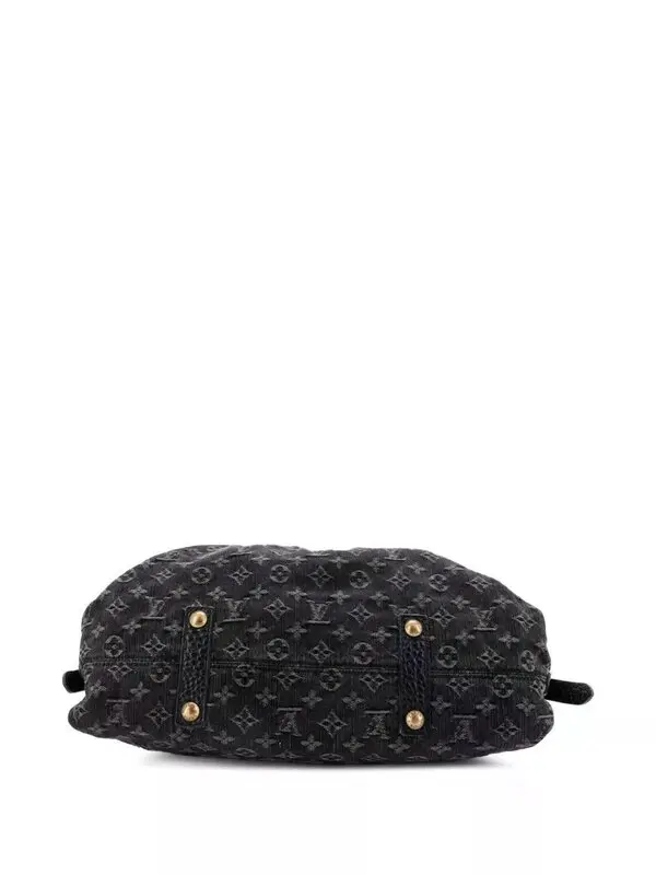 LOUIS VUITTON Neo Cabby Handbag Denim Gm Satchel