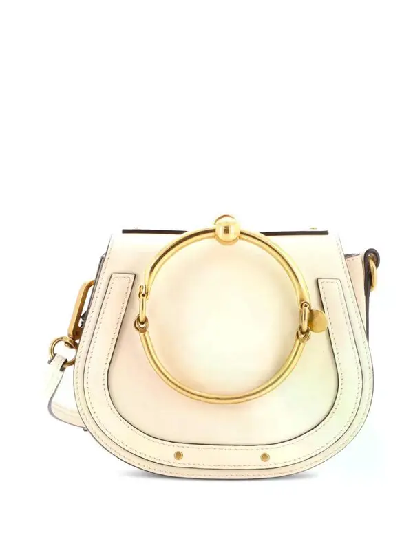 Chloé Nile Leather Small Crossbody Bag - Neutrals