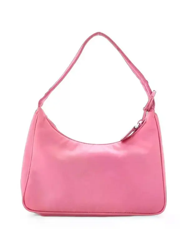 Prada Re-edition 2000 Tessuto Mini Hobo Bag - Pink