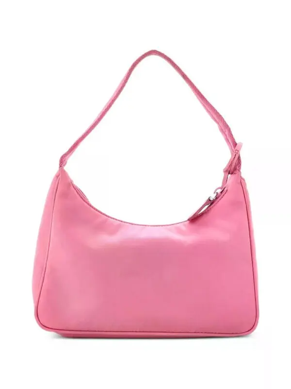Prada Re-edition 2000 Tessuto Mini Hobo Bag - Pink