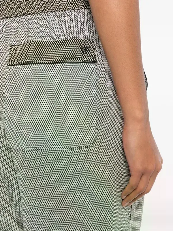 TOM FORD Grid Pattern Trousers