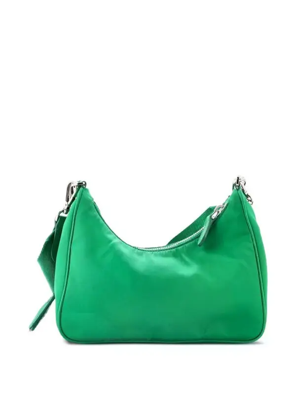 Prada Re-edition 2005 Shoulder Bag Tessuto Small Crossbody Bag - Green
