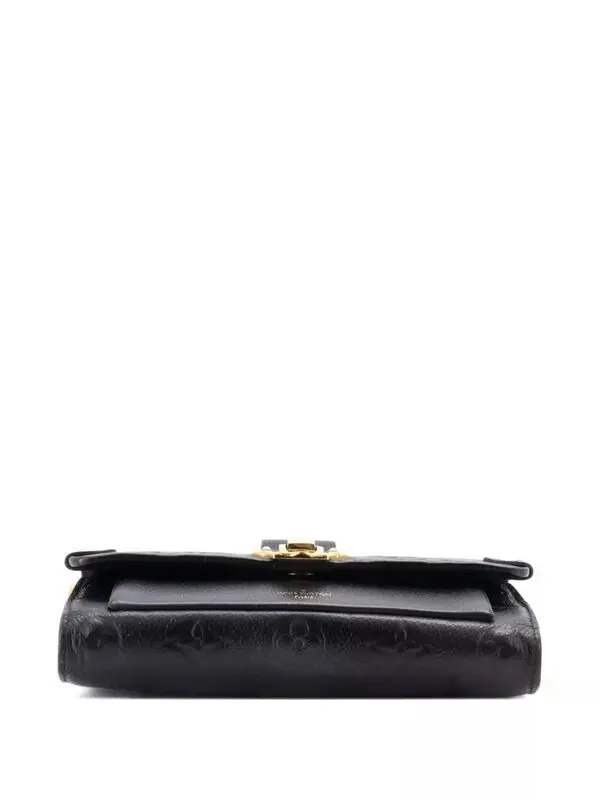 LOUIS VUITTON Vavin Chain Wallet Monogram Empreinte Leather Clutch Bag