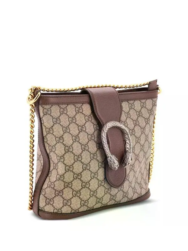 Gucci Dionysus Gg Coated Canvas Medium Bucket Bag - Brown