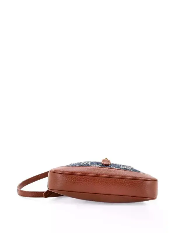 Gucci Jackie 1961 Hobo Gg Denim Mini Crossbody Bag - Blue