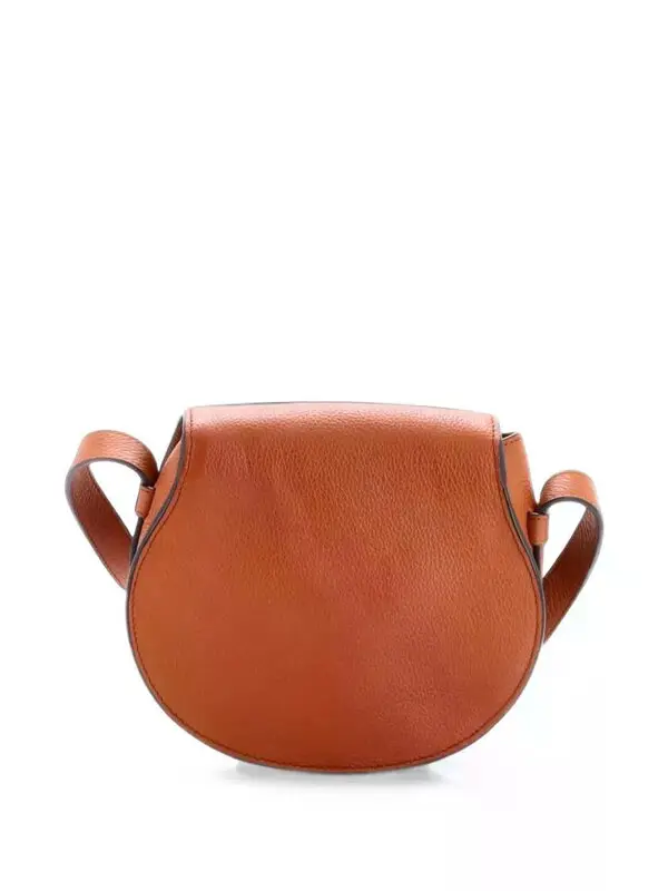 Chloé Marcie Leather Mini Crossbody Bag - Brown