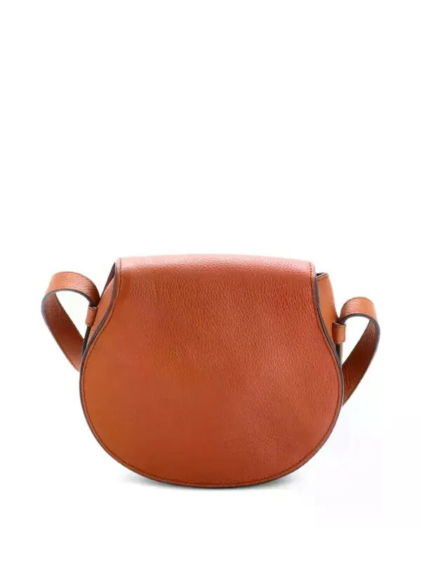 Chloé Marcie Leather Mini Crossbody Bag - Brown