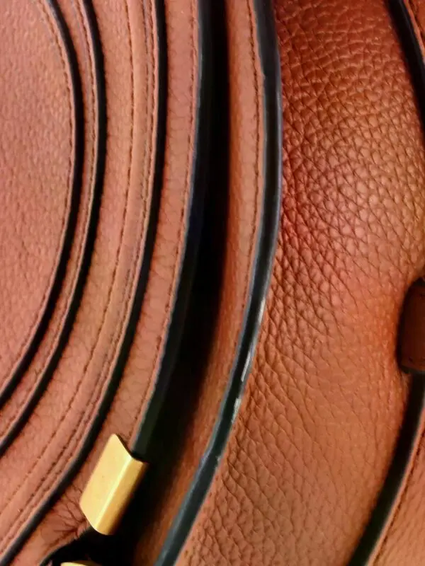 Chloé Marcie Leather Mini Crossbody Bag - Brown