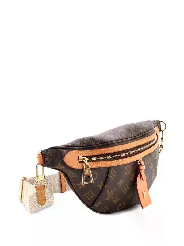 LOUIS VUITTON High Rise Bum Bag Monogram Canvas Belt Bag - Brown