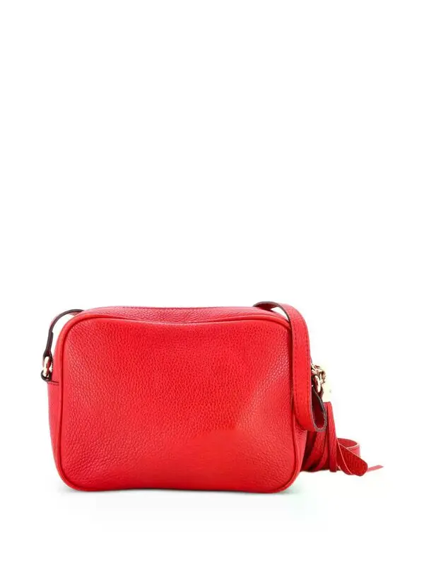 Gucci Soho Disco Leather Small Crossbody Bag - Red