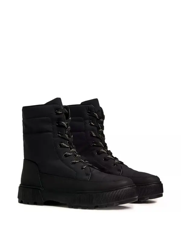 12 STOREEZ Padded Lace-up Boots