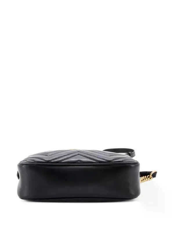 Gucci Gg Marmont Shoulder Bag Matelasse Leather Small Crossbody Bag