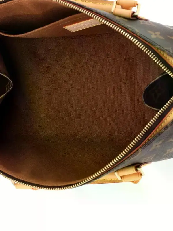 LOUIS VUITTON Popincourt Handle Bag Monogram Canvas Satchel - Brown