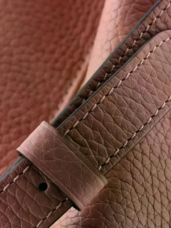 LOUIS VUITTON Capucines Bag Leather Pm Satchel - Blue