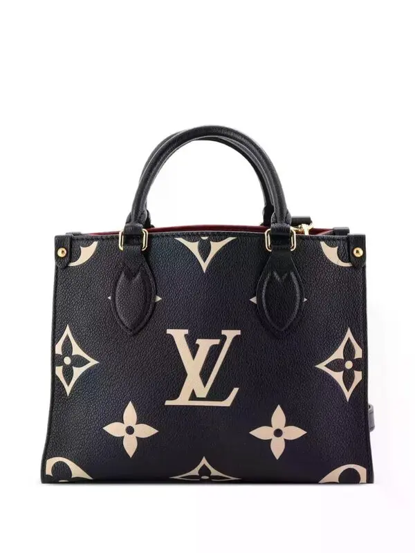 LOUIS VUITTON Onthego Bicolor Monogram Empreinte Giant Pm Tote Bag