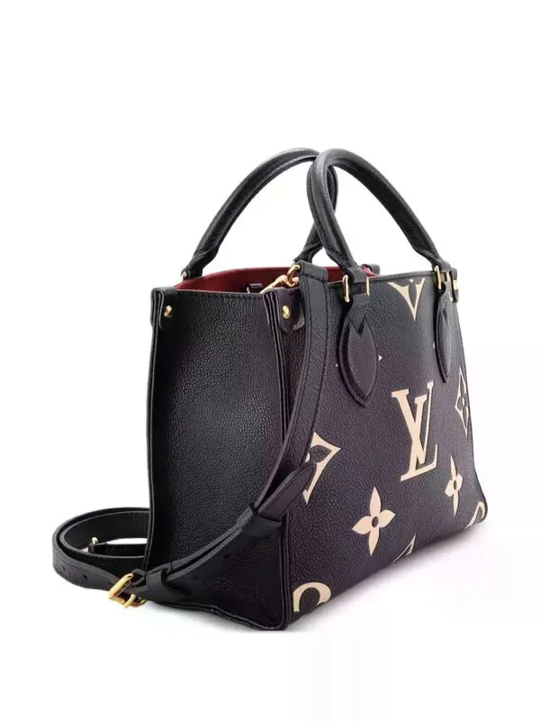 LOUIS VUITTON Onthego Bicolor Monogram Empreinte Giant Pm Tote Bag