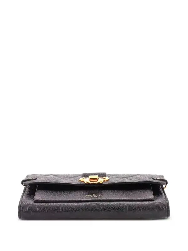 LOUIS VUITTON Vavin Chain Wallet Monogram Empreinte Leather Clutch Bag