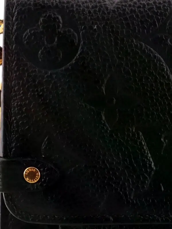 LOUIS VUITTON Vavin Chain Wallet Monogram Empreinte Leather Clutch Bag