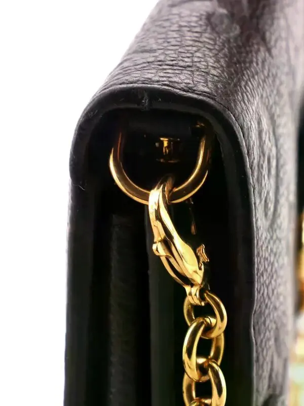 LOUIS VUITTON Vavin Chain Wallet Monogram Empreinte Leather Clutch Bag