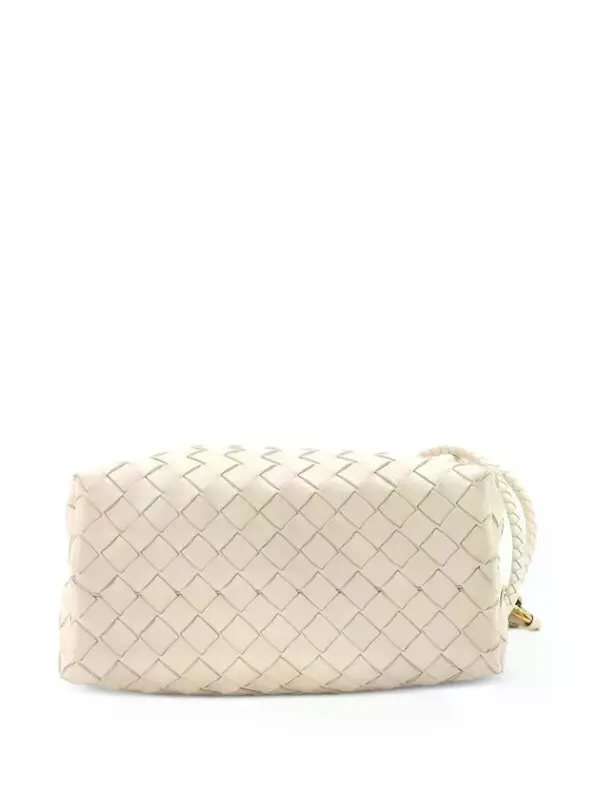 Bottega Veneta Andiamo Top Handle Bag Intrecciato Nappa Small Satchel - Neutrals