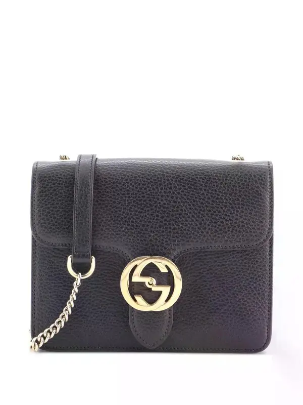 Gucci Interlocking Leather Small Shoulder Bag