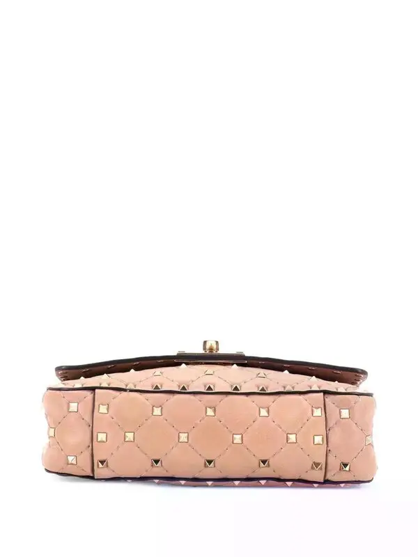 Valentino Garavani Rockstud Spike Flap Bag Quilted Leather Medium Crossbody Bag