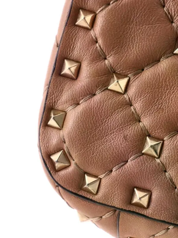 Valentino Garavani Rockstud Spike Flap Bag Quilted Leather Medium Crossbody Bag