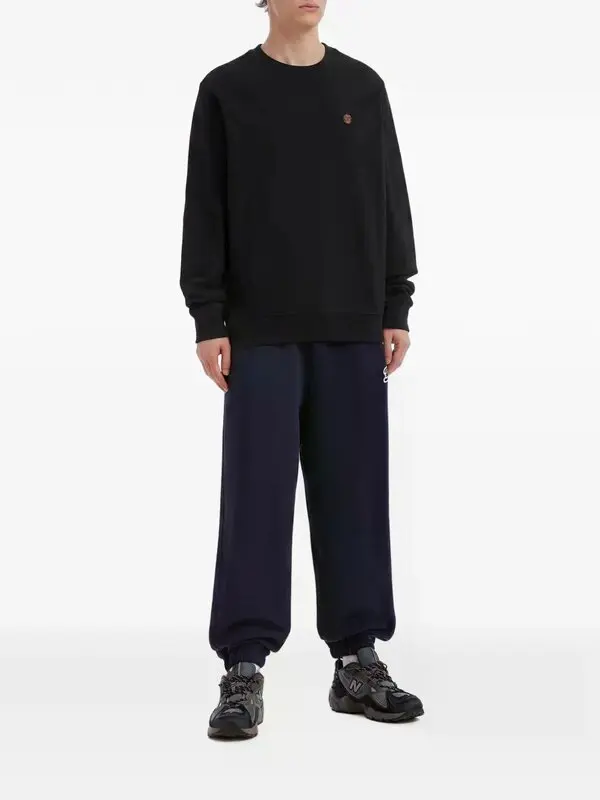FINGERCROXX Logo-patch Crew-neck Sweatshirt