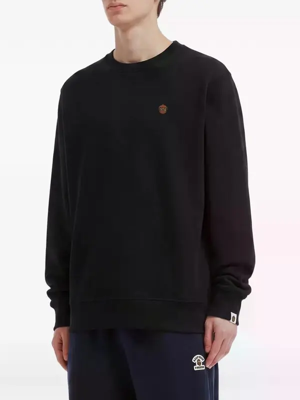 FINGERCROXX Logo-patch Crew-neck Sweatshirt