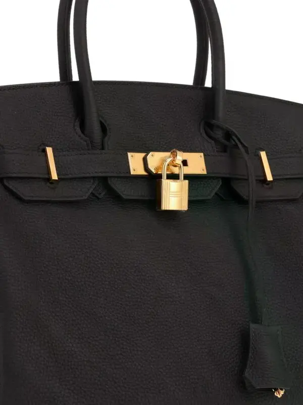 Hermès 2026 30 Birkin Tote Bag - Black