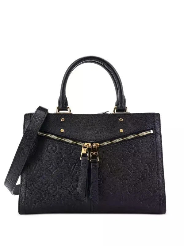 LOUIS VUITTON Sully Monogram Empreinte Leather Pm Tote Bag - Black