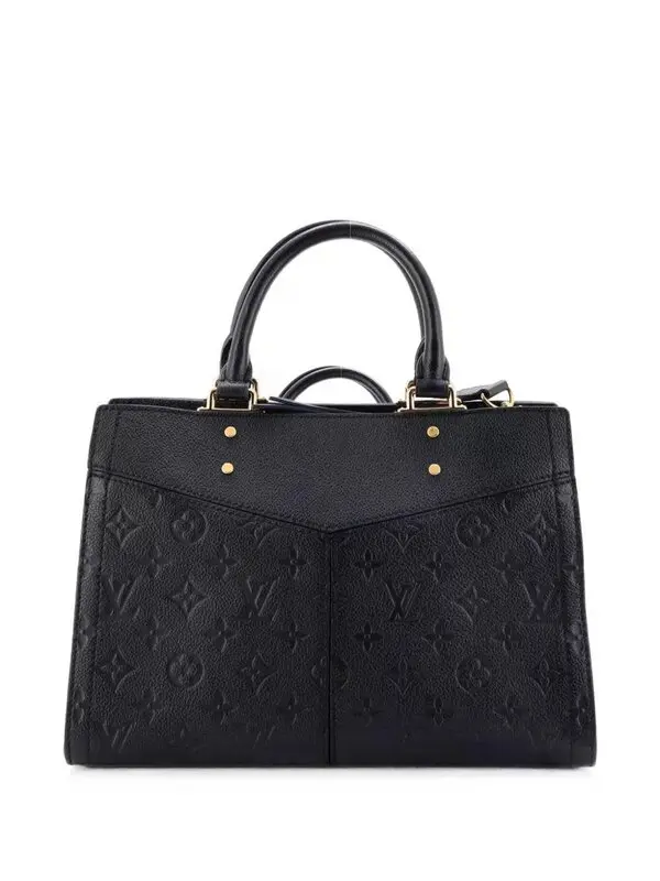 LOUIS VUITTON Sully Monogram Empreinte Leather Pm Tote Bag - Black