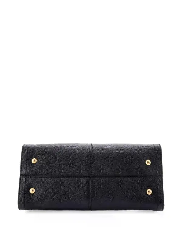 LOUIS VUITTON Sully Monogram Empreinte Leather Pm Tote Bag - Black