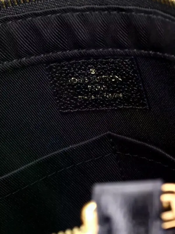 LOUIS VUITTON Sully Monogram Empreinte Leather Pm Tote Bag - Black
