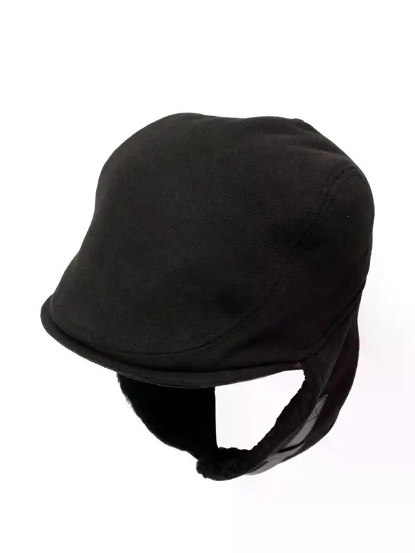 JUUN.J Faux-shearling Ear-flap Hat - Black